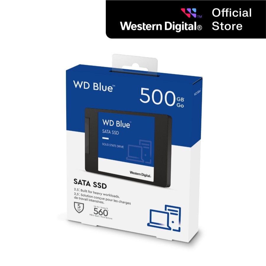 Jual SSD WD Blue 500GB 2.5" SATA 3D NAND | Shopee Indonesia