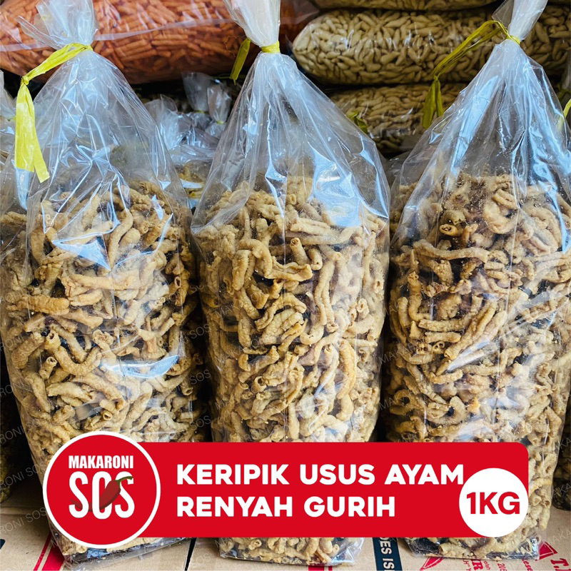 Jual kripsus ori 1kg usus cripsy ori gurih renyah usus krispi keripik usus viral termurah snack ...