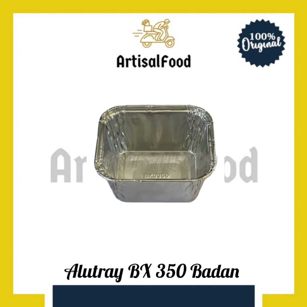 Jual Alutray Alumunium Tray BX 350 BADAN - 25 PCS | Shopee Indonesia