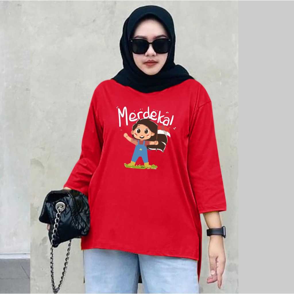 Jual Kaos Kemerdekaan Baju Merdeka Dewasa Terbaru 2025 Ri80Th M L Xl ...
