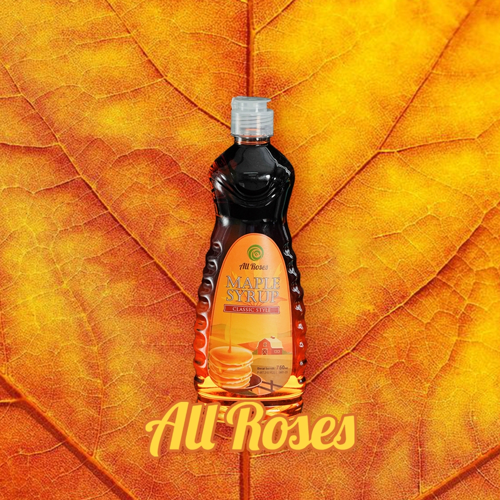 Jual All Roses Maple Syrup 750ml | Shopee Indonesia
