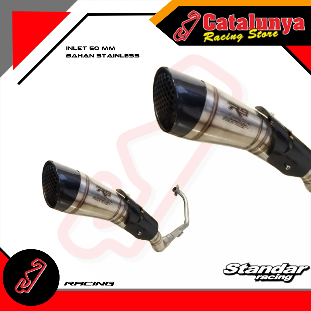 Jual R9 H2 Knalpot Racing Nmax old new Aerox 155 Lexi Mio Xride Pcx ...