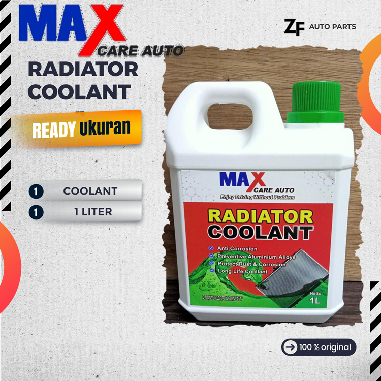 Jual AIR RADIATOR COOLANT MAX 1L | Shopee Indonesia