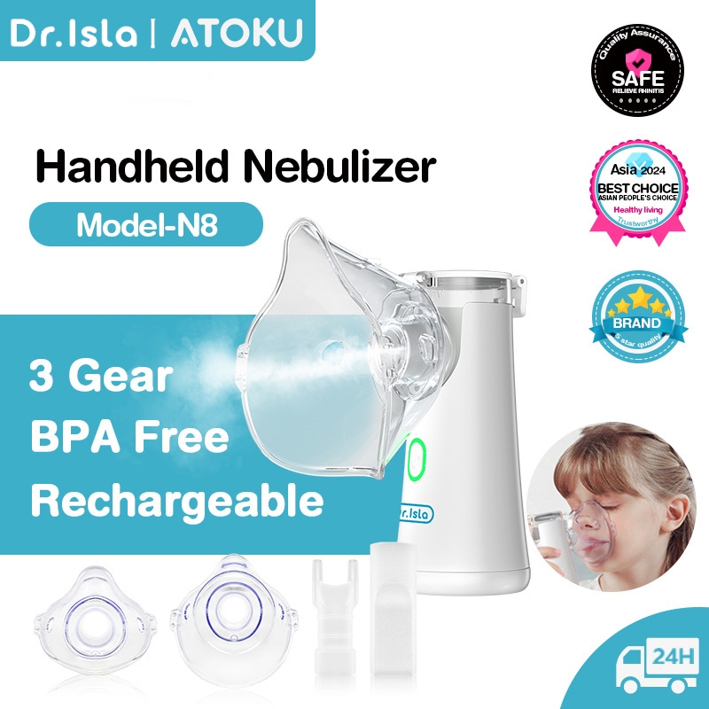 Jual Dr.isla Nebulizer Portable Mesh Alat Uap Bantu Pernafasan Asma ... Jual Dr.isla Nebulizer Portable Mesh Alat Uap Bantu Pernafasan Asma ...