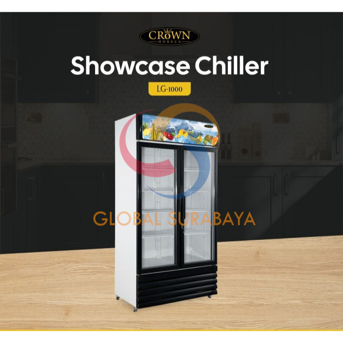 Jual CROWN Showcase Chiller LG-1000 - GARANSI RESMI | Shopee Indonesia