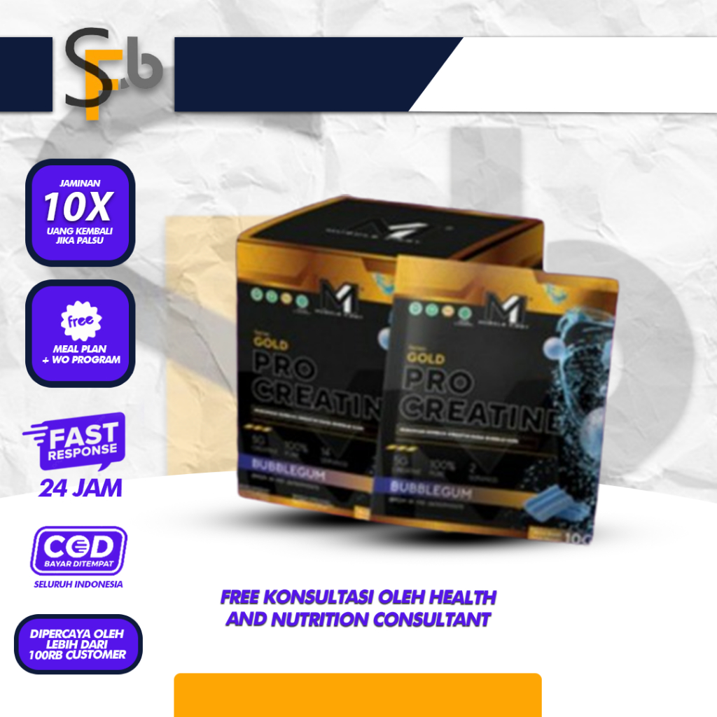 Jual M1 MUSCLE FIRST PRO CREATINE 7 SERVING 7 SACHET BPOM M1 PRO ...