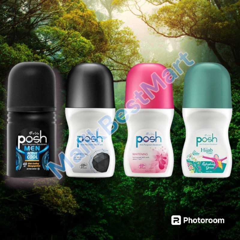 Jual Posh Deodorant Roll On 50 Ml All Variant | Shopee Indonesia