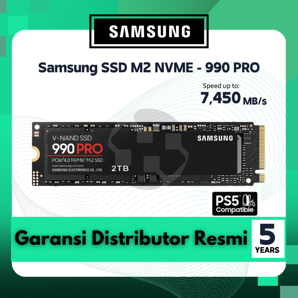 Jual Samsung SSD 990 PRO / HEATSINK 1TB / 2TB 990 PRO HEATSINK M.2 PCIe Gen4.0 NVMe 1.3C 2280 M2 ...