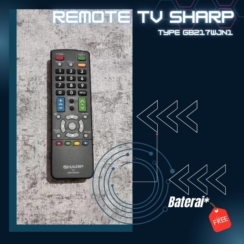 Jual Remote TV sharp led lcd tv | Shopee Indonesia