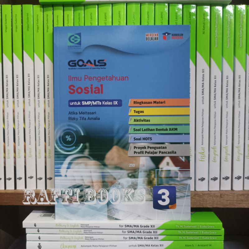Jual Buku Soal - Buku Goals IPS Kelas 3 / 9 SMP Grafindo Kurikulum ...