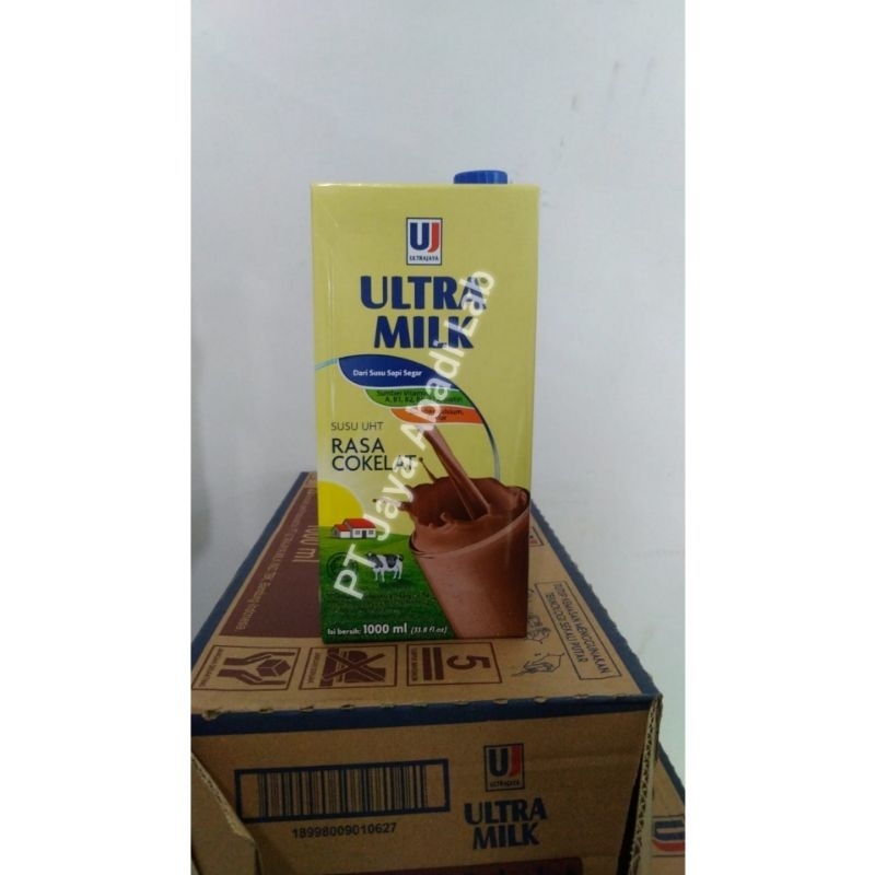 Jual susu ultra 1 liter 1000ml ultra milk 1L UHT rasa cokelat coklat 1000 ml exp date Maret 2025 ...