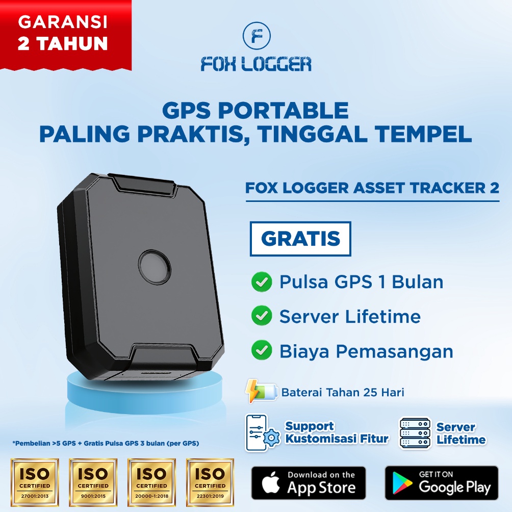 Jual KODE E59A Fox Logger Gps Asset Tracker Portable | Shopee Indonesia