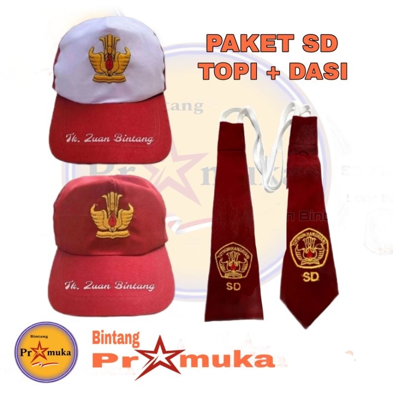Jual TOPI SD DASI SD 1 PAKET / PAKET TOPI DAN DASI SD | Shopee Indonesia