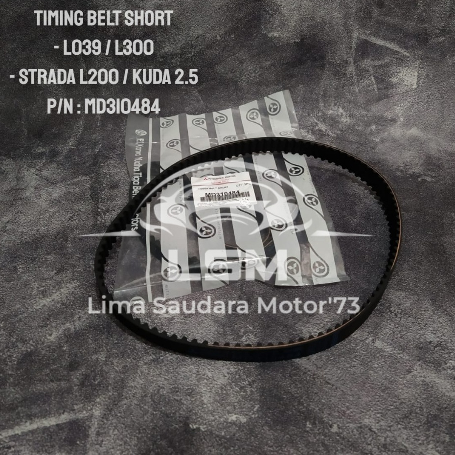Jual Timing Belt Pendek SHORT L300 Diesel 2.5 L039 Strada L200 Kuda 2.5 ...