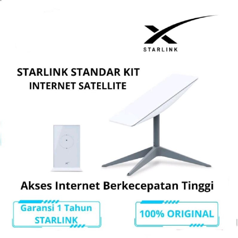 Jual Starlink Internet Satelit Antenna & Wifi Router Kit - Resmi ...