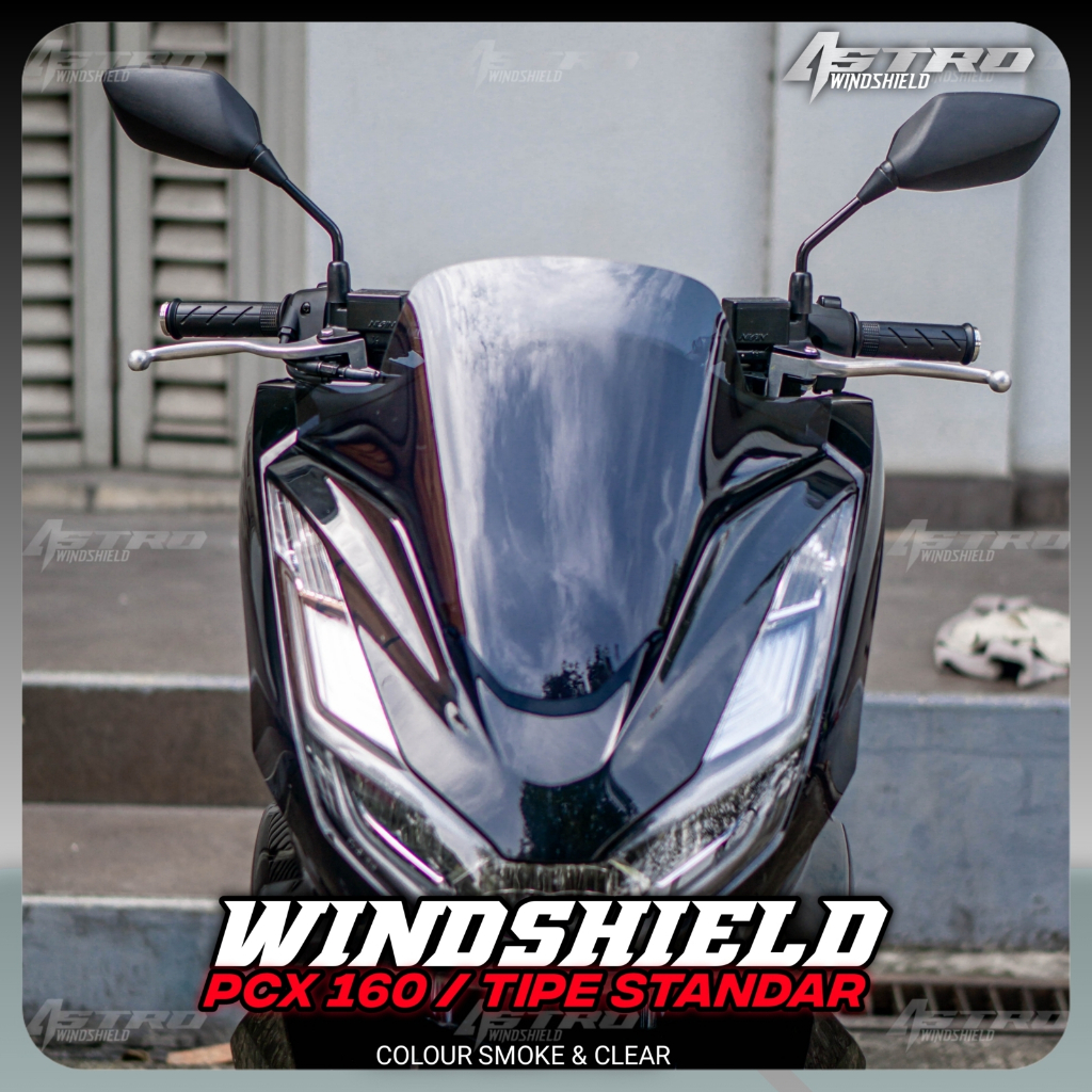 Jual VISOR WINDSHIELD PCX 160 MODEL STANDAR PRESISI 3MM | Shopee Indonesia
