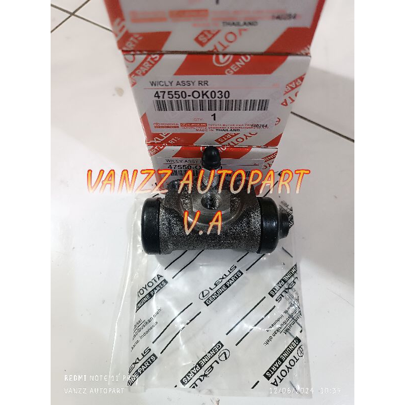 Jual wheel cylinder master rem belakang blok rem R/L Toyota Innova ...