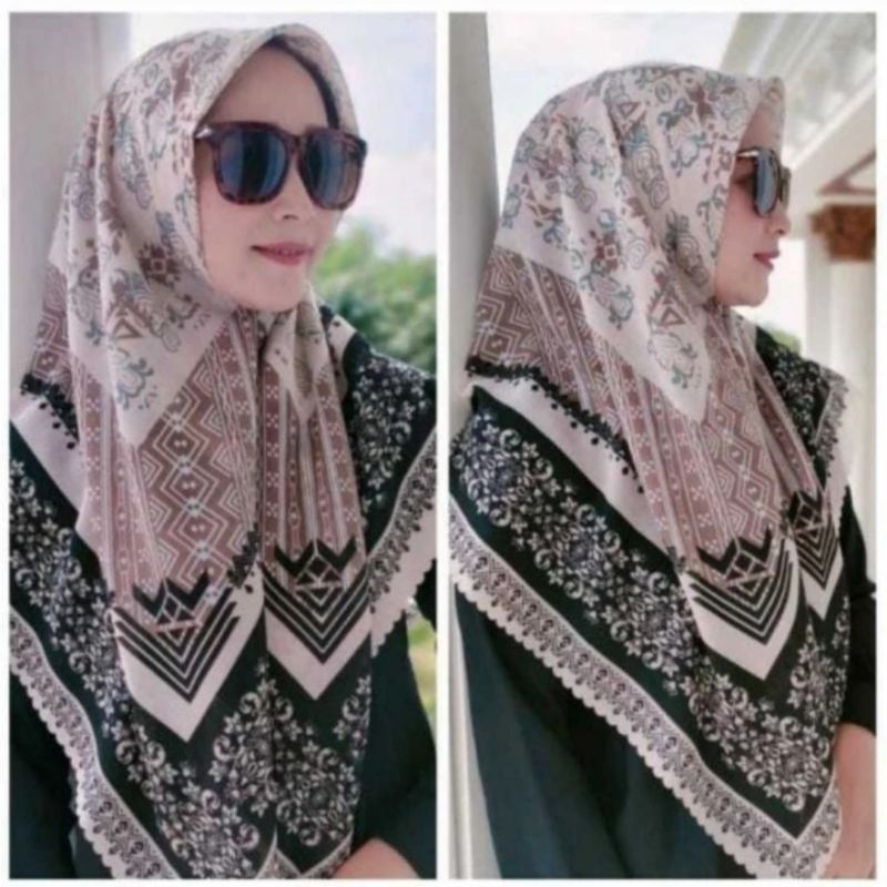 Jual HIJAB VOAL MOTIF STANDAR(SAHNA COKSU) | Shopee Indonesia