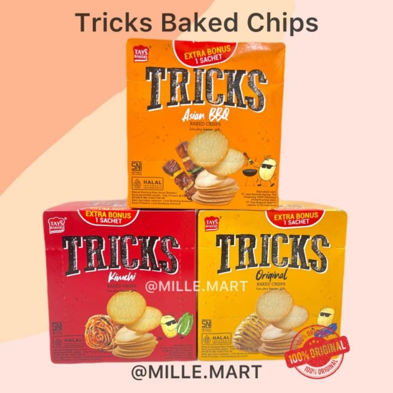 Jual TRICKS POTATO BISKUIT KENTANG POTATO BAKED CHIPS ORIGINAL SNACK ...