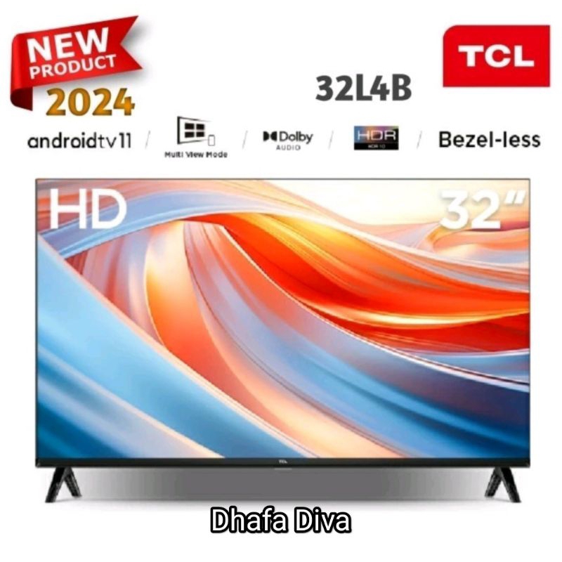 Jual TCL LED TV 32 Inchi Android 11 Digital Smart TV 32L4B | Shopee ...