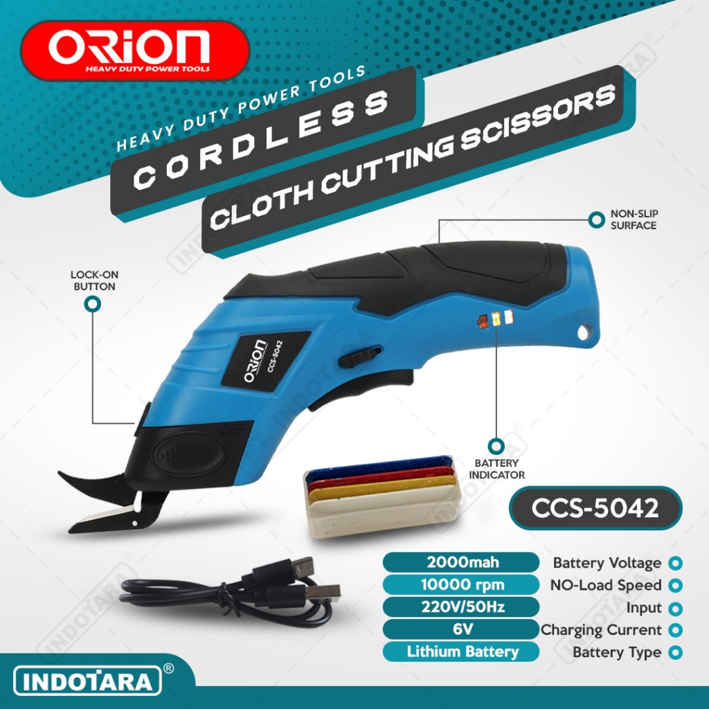 Jual Gunting Listrik Pemotong Kain Portabel Tanpa Kabel Elektrik ...