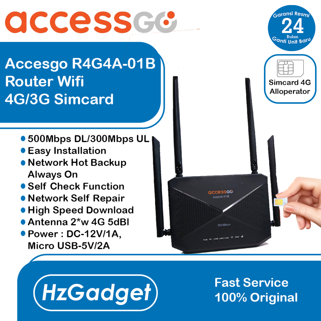 Jual ACCESSGO Router Mifi WIFI 4G All Operator | Shopee Indonesia