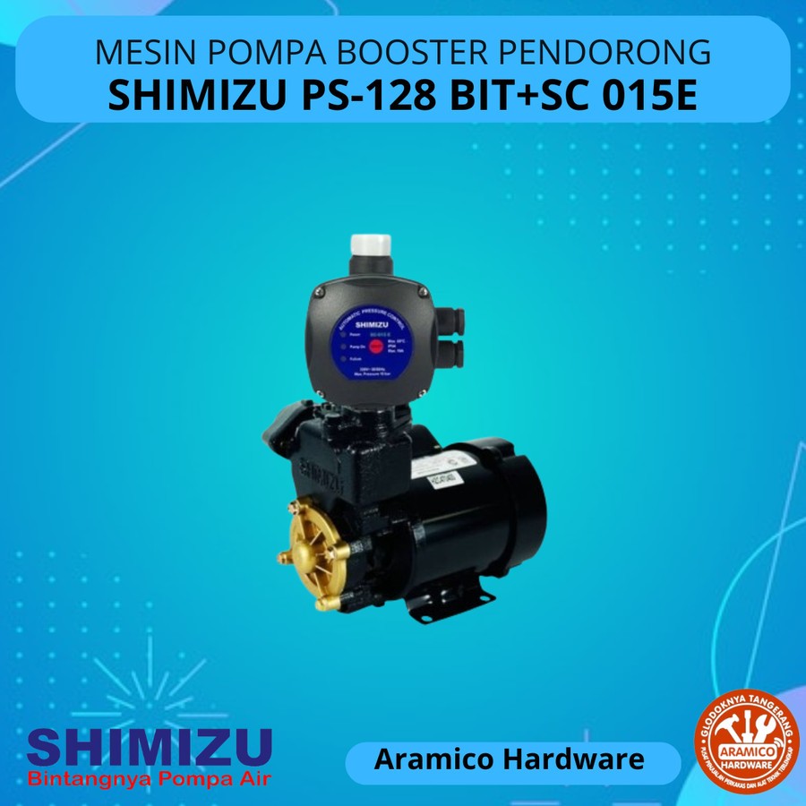 Jual Pompa Booster Pendorong SHIMIZU PS 128 BIT+Pressure Control SC 015 ...