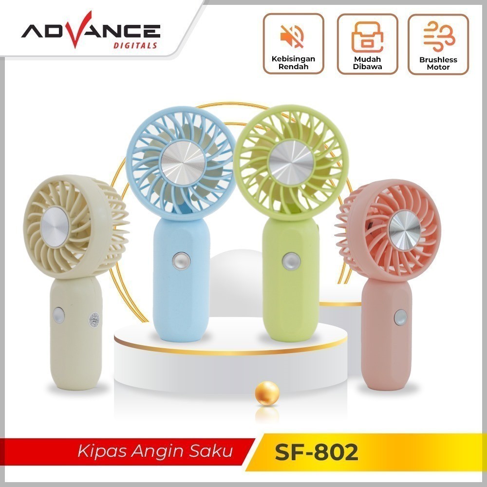 Jual Advance SF-802 Kipas Tangan Mini Fan Desktop Portabel USB | Shopee Indonesia