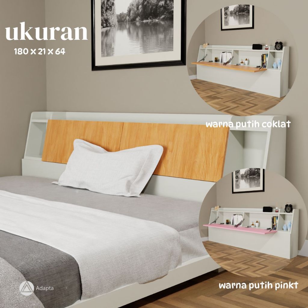 Jual Adapta - Sandaran Dipan Lesehan Aesthetic - Headboard Tempat ...
