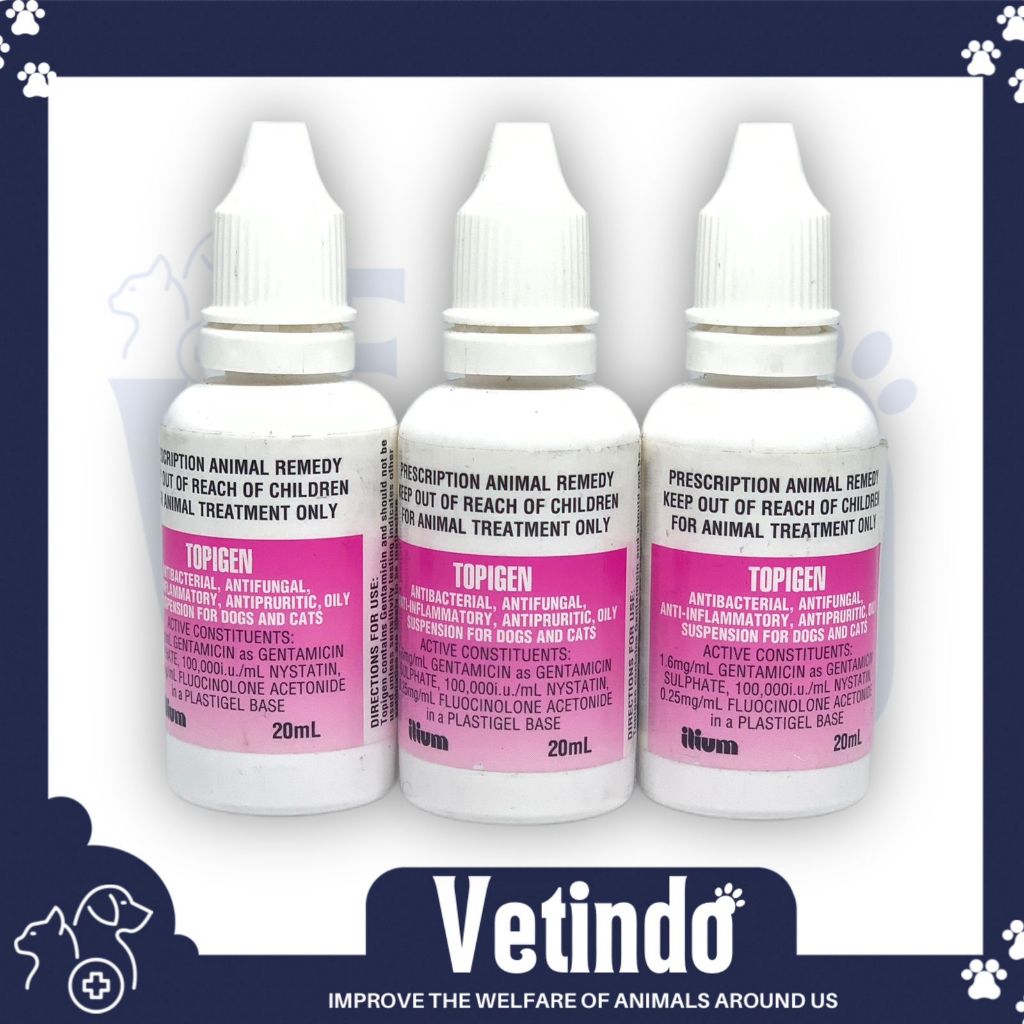 Jual ilium topigen tetes telinga anjing kucing 20ml | Shopee Indonesia