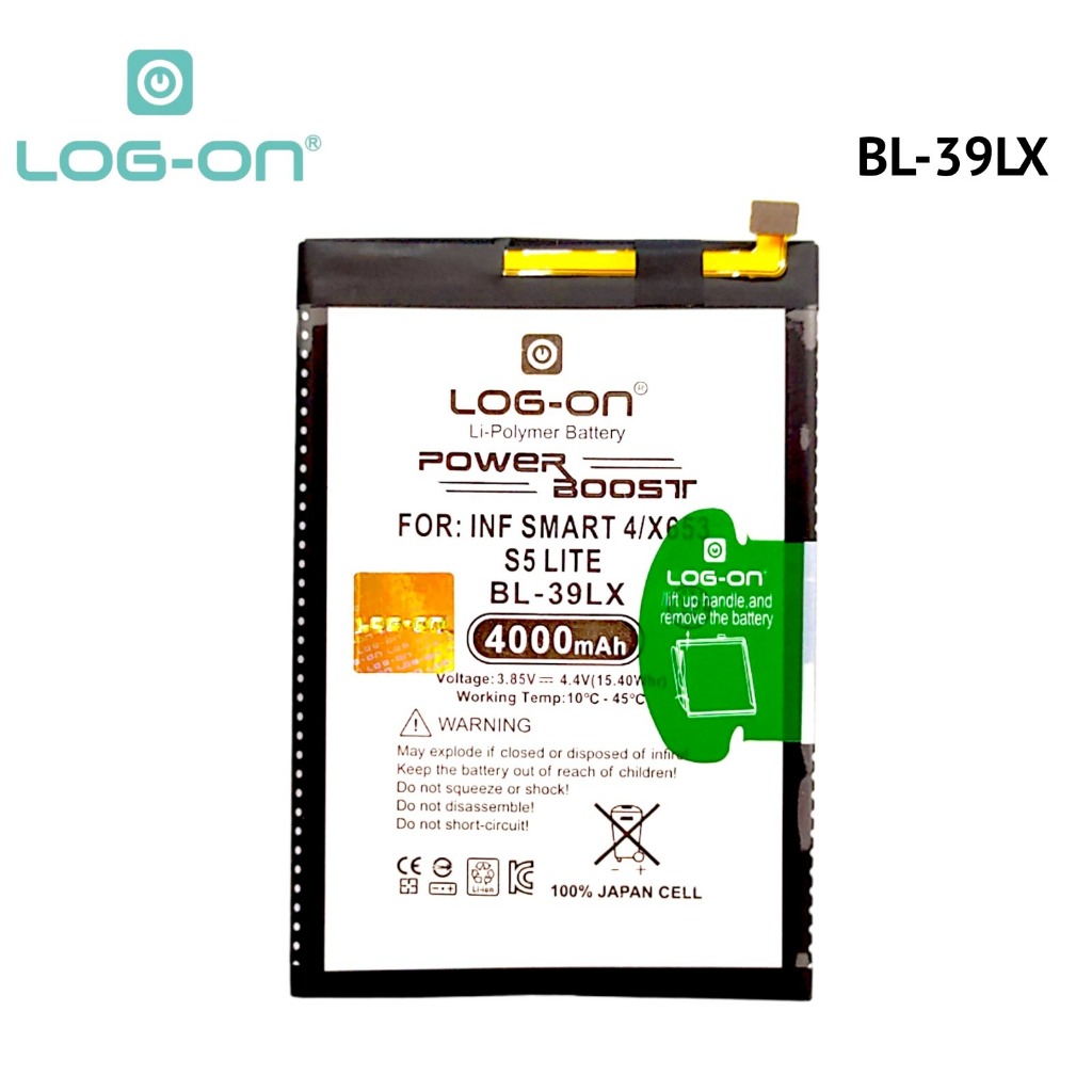 Jual LOG ON BATERAI INFINIX SMART 4 X653 BL-39LX BATRE DOUBLE POWER ...