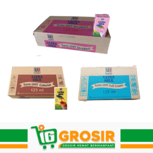 Jual Ultra Milk 125 ml 1 dus isi 40 pcs Semua Rasa ALL VARIANT | Shopee Indonesia