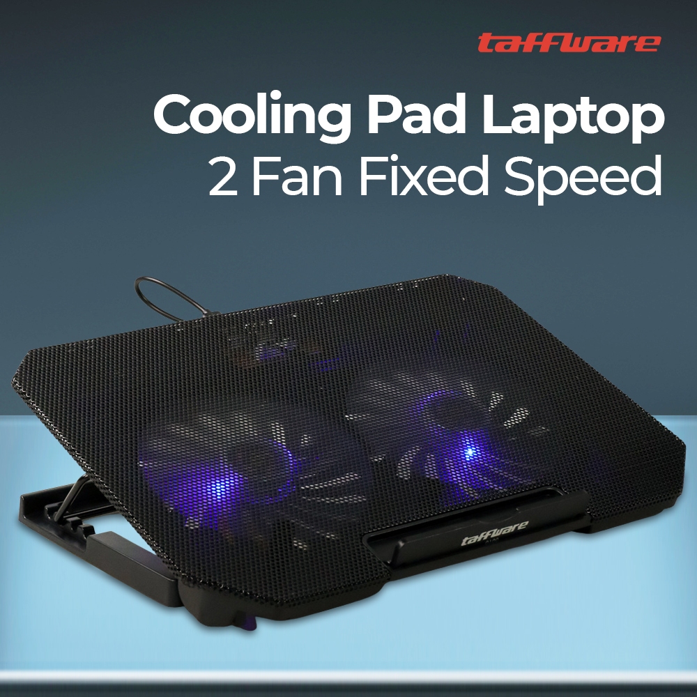 Jual Q100 ICE MC Cooling Pad Laptop 2 Fan Adjustable / Fixed Speed ...