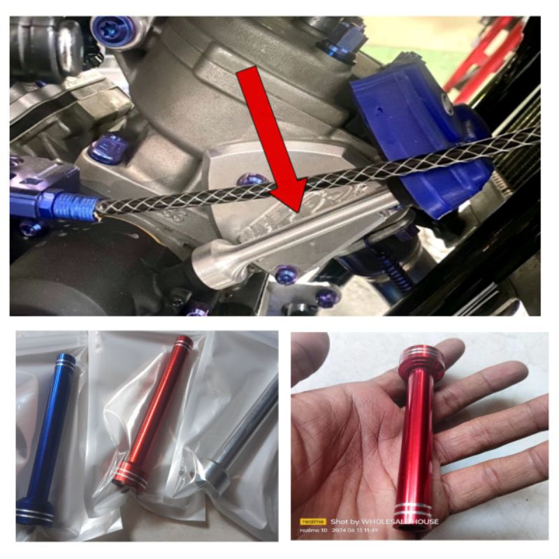 Jual COVER TIANG BAUT SUPER KIPS CNC NINJA R SS RR | Shopee Indonesia