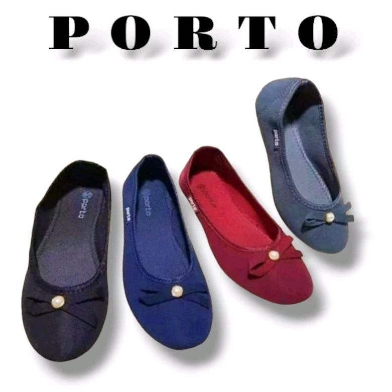 Jual SEPATU KAIN MERK PORTO WANITA 37-40 | Shopee Indonesia