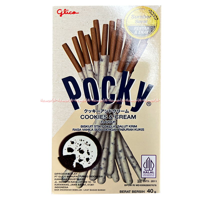 Jual Glico Pocky Biskuit Stick Rasa Cookies Cream Choco Banana Matcga ...