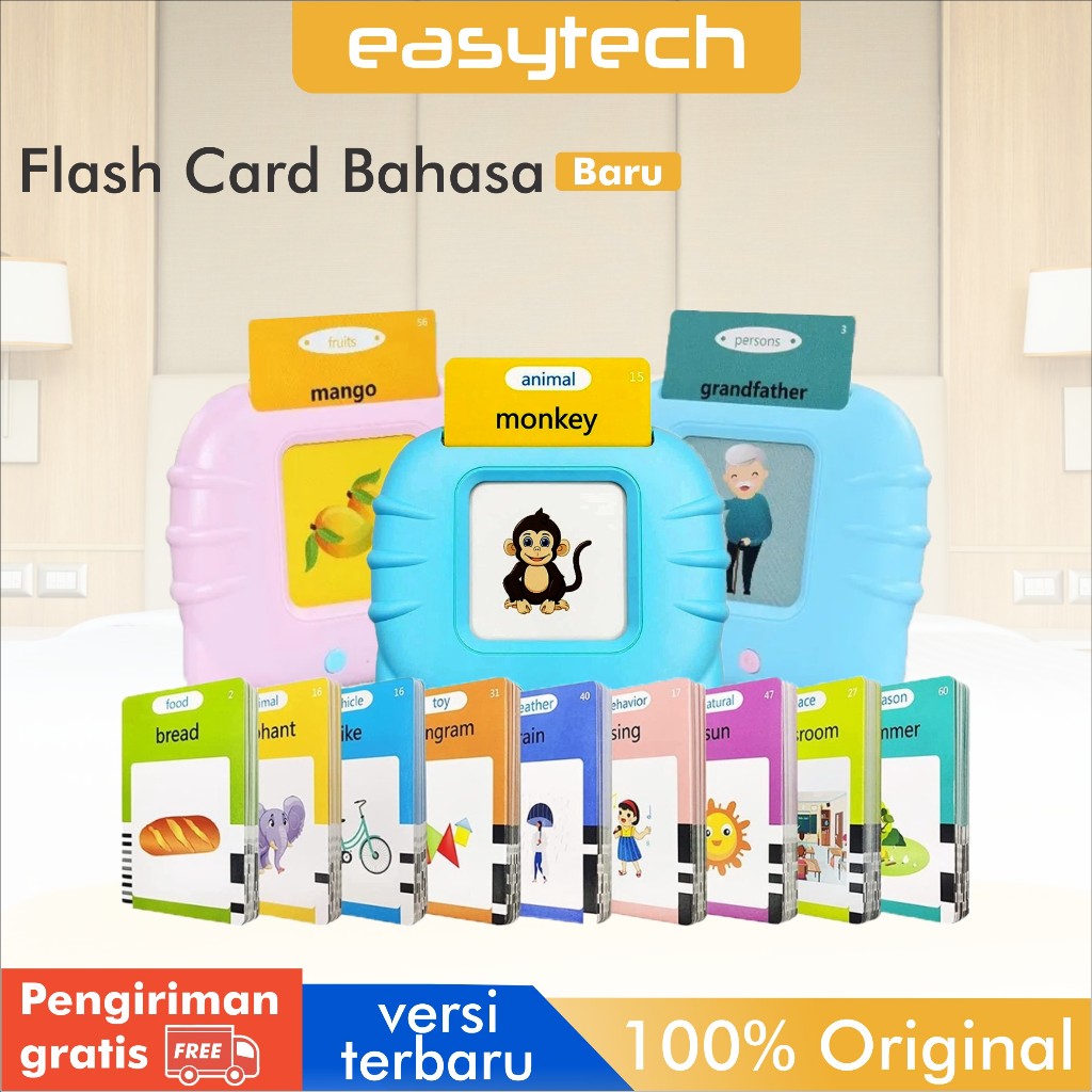 Jual Flash Card Bahasa/kartu belajar/ flash card bahasa Inggris ...