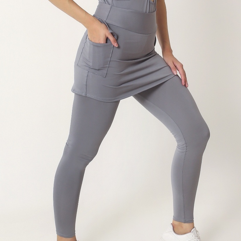 Jual Legging rok olahraga wanita Legging rok senam Legging wanita ...