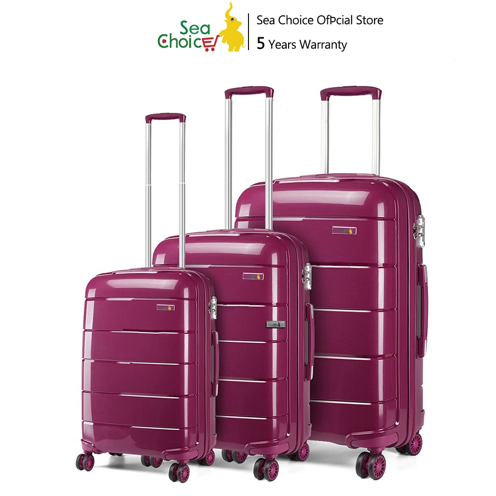 Jual SEA CHOICE Koper Set 20/24/28 inch Kabin PP FIBER Hardcase Classic ...