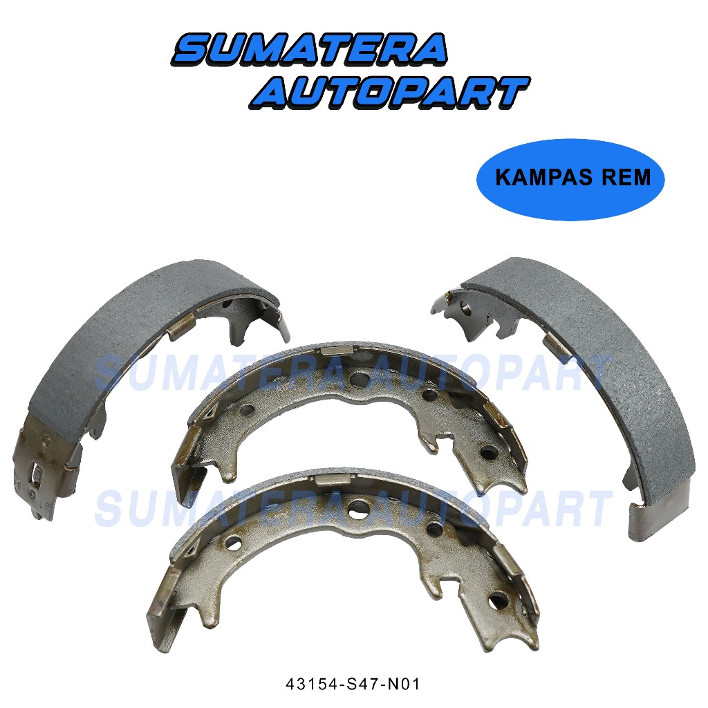 Jual Kampas Rem Tangan Sepatu Rem Brake Shoe Belakang Honda Crv Rd Gen2 ...