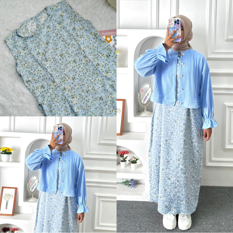 Jual BEFAST - ZFS LONG INNER DRESS NINA KOREAN DAILY STYLE / DRESS ...