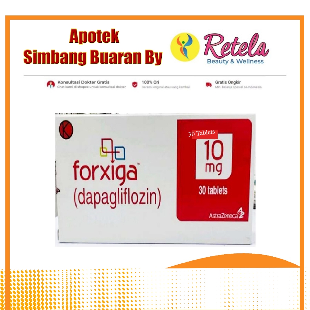 Jual FORXIGA 10 MG 1 BOX ISI 30 TABLET | Shopee Indonesia