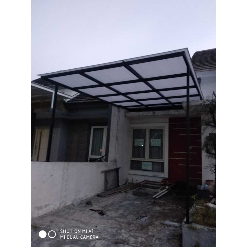 Jual kanopi carport atap polycarbonate transparan | Shopee Indonesia