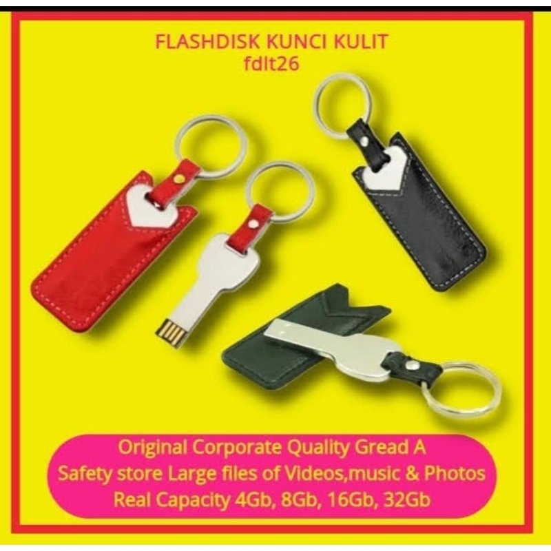 Jual USB Flashdisk kulit kunci (Real capacity guaranteed) | Shopee ...