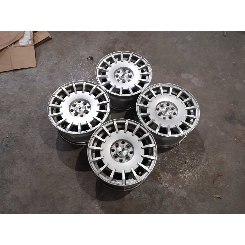 Jual Velg Mobil Bekas Ring 15 Lubang 4 RALLY HSR R15 X7 8X100-114,3 ...