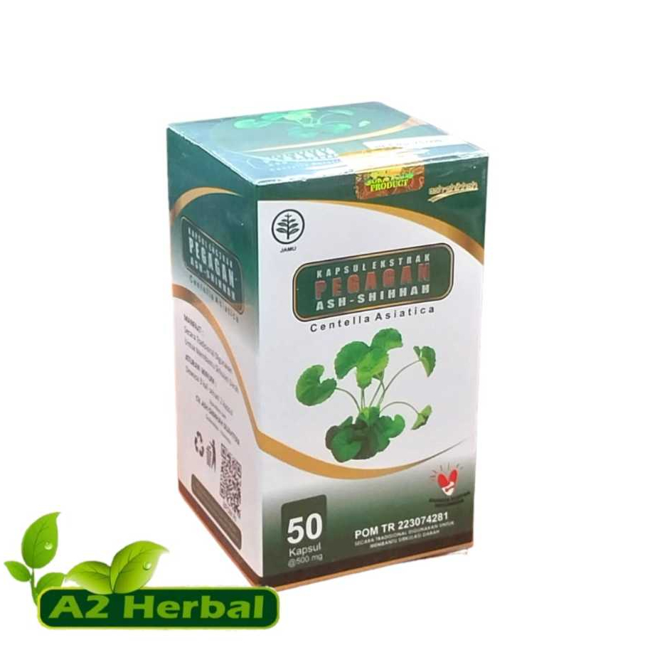 Jual Kapsul Pegagan Ash-Shihah | Ekstrak Centella Asiatica | Pegagan ...