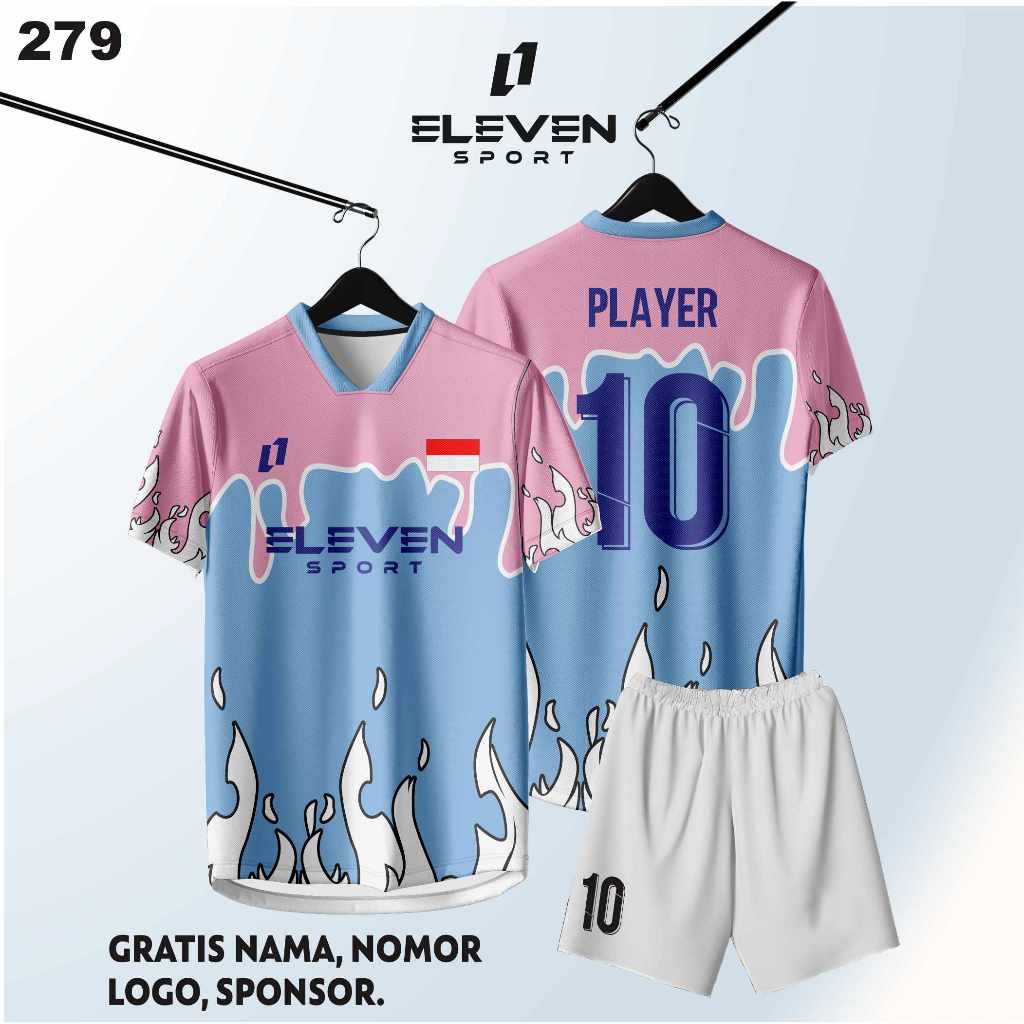 Jual Jersey Futsal / Bola Custom Full Printing Bisa Satuan 279 | Shopee ...