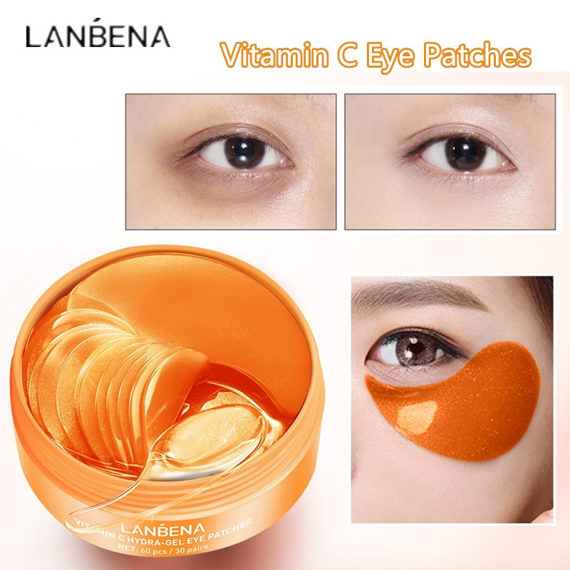 Jual LANBENA [BPOM] Vitamin C Masker Mata Gel Eye Patches Wajah ...