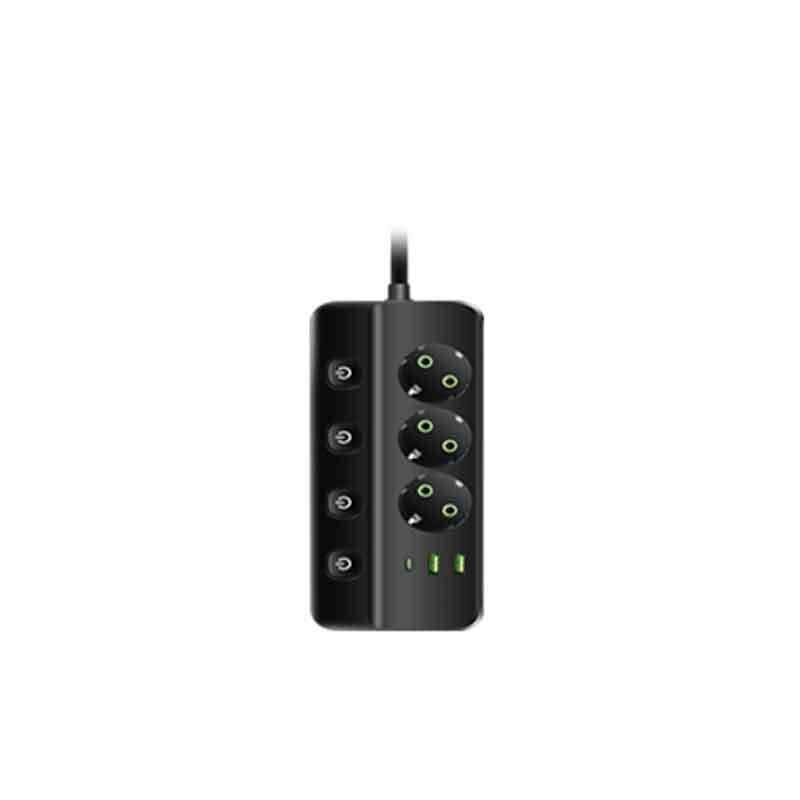 Jual 3/6/8/10 Sockets Strip plug-in USB Eropa untuk penggunaan di rumah ...