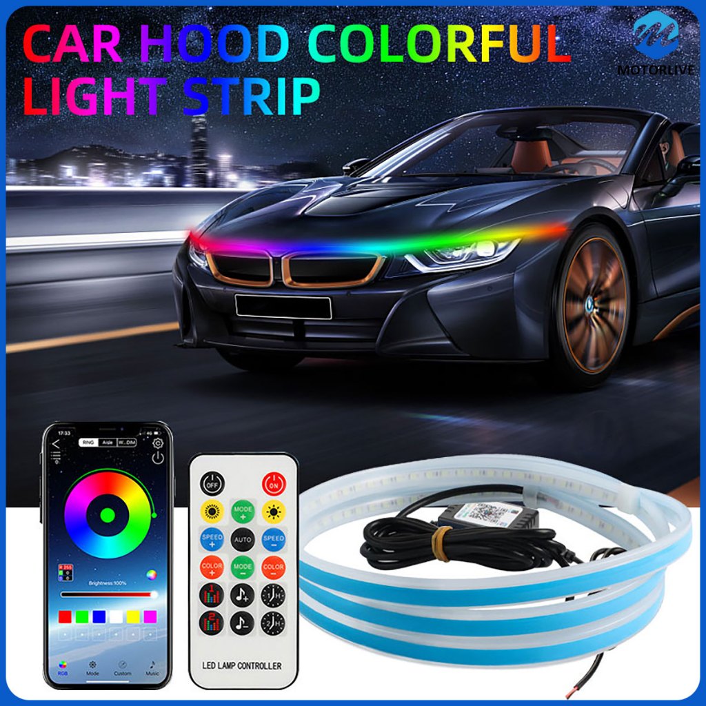 Jual RGB Led Kap Mobil Lampu Warna-warni Dekoratif Lampu Ambient ...